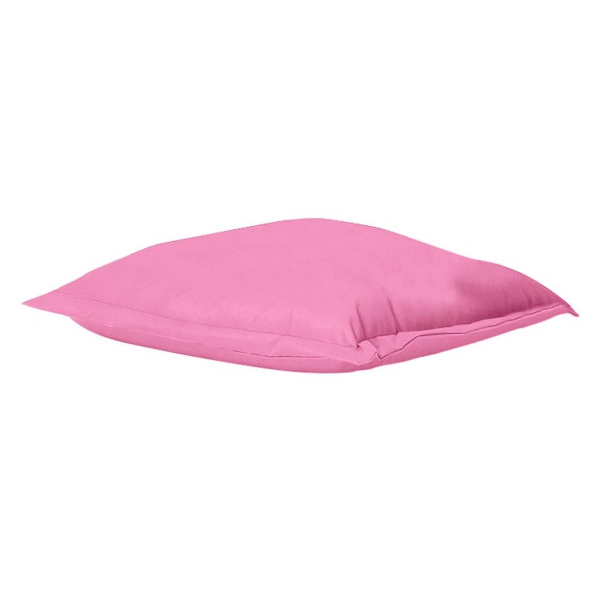 Coussin Pouf 70x70 - Rose | Leroy Merlin