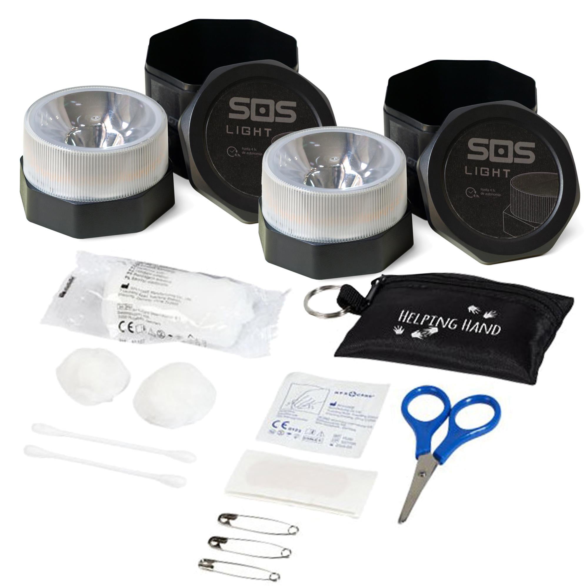 Set 2 unità SOS LIGHT - luce di emergenza, segnale di presentazione ...