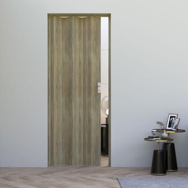 Porte interne a soffietto porta a scomparsa colore rovere per gli ...