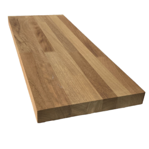 Encimera madera maciza iroko bordes rectos 2100x600x30 mm | Leroy Merlin