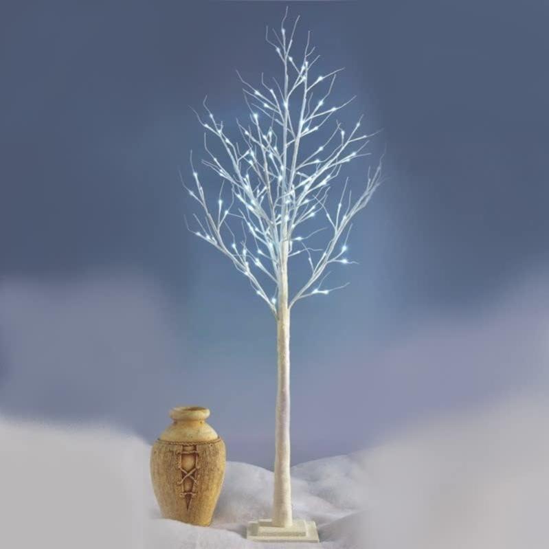 Albero LED Decorativo di Natale, Altezza 150 cm, Bianco Freddo 6000k ...