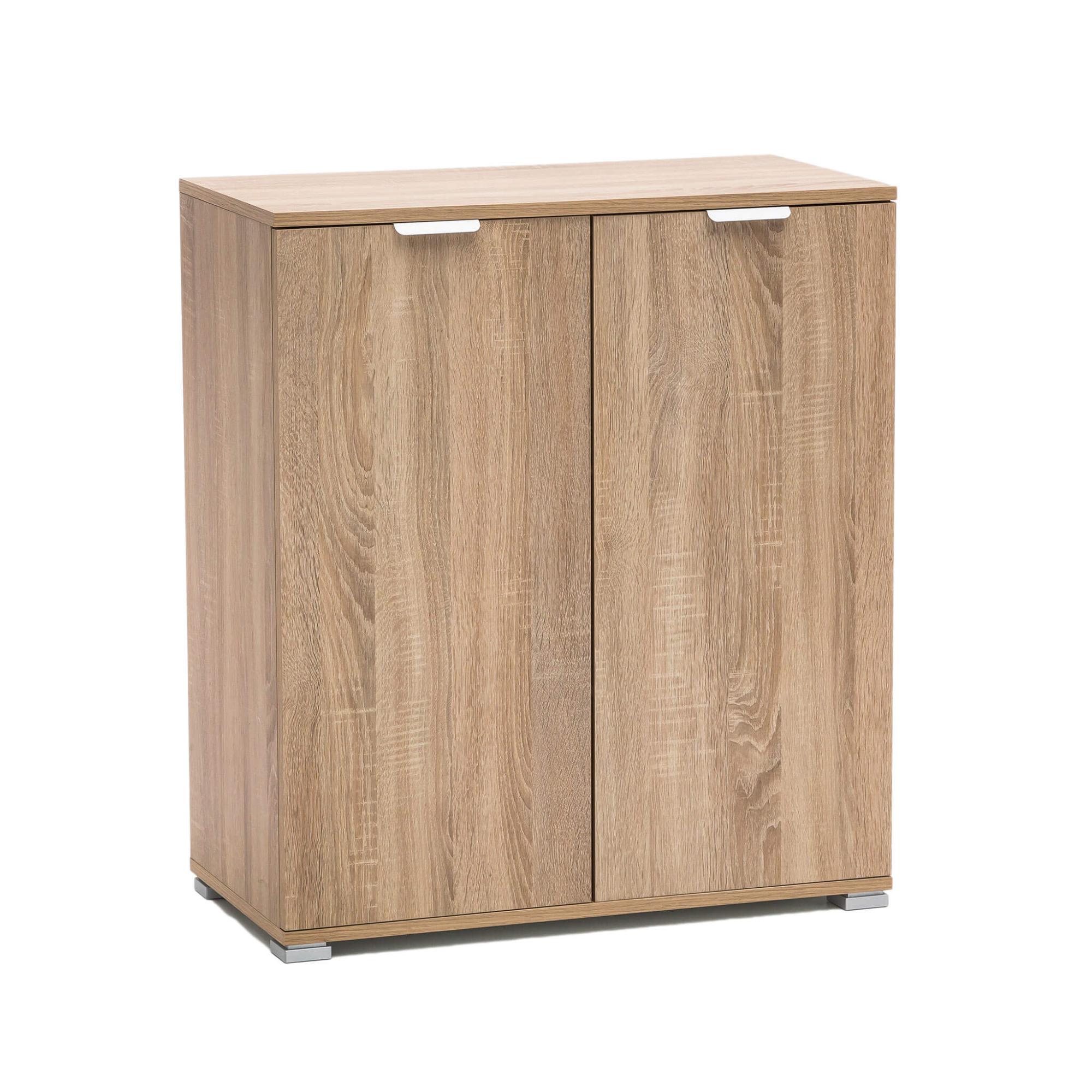 Mobiletto da interno a 2 ante con 3 ripiani in nobilitato bilaminato ...