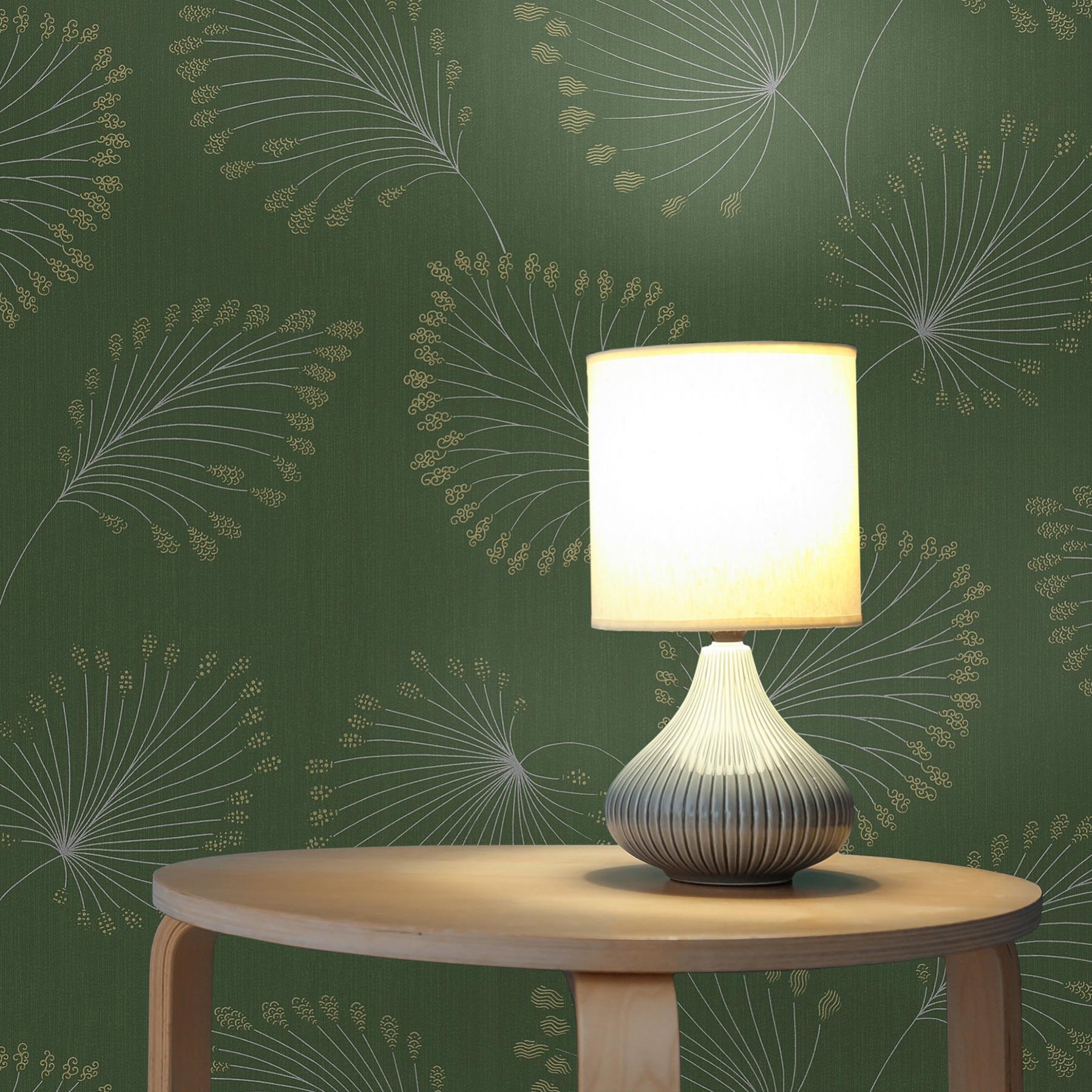 Papier peint arbres feuilles Salvatore M1-No.2365 | papier peint intissé | vert | floral ...