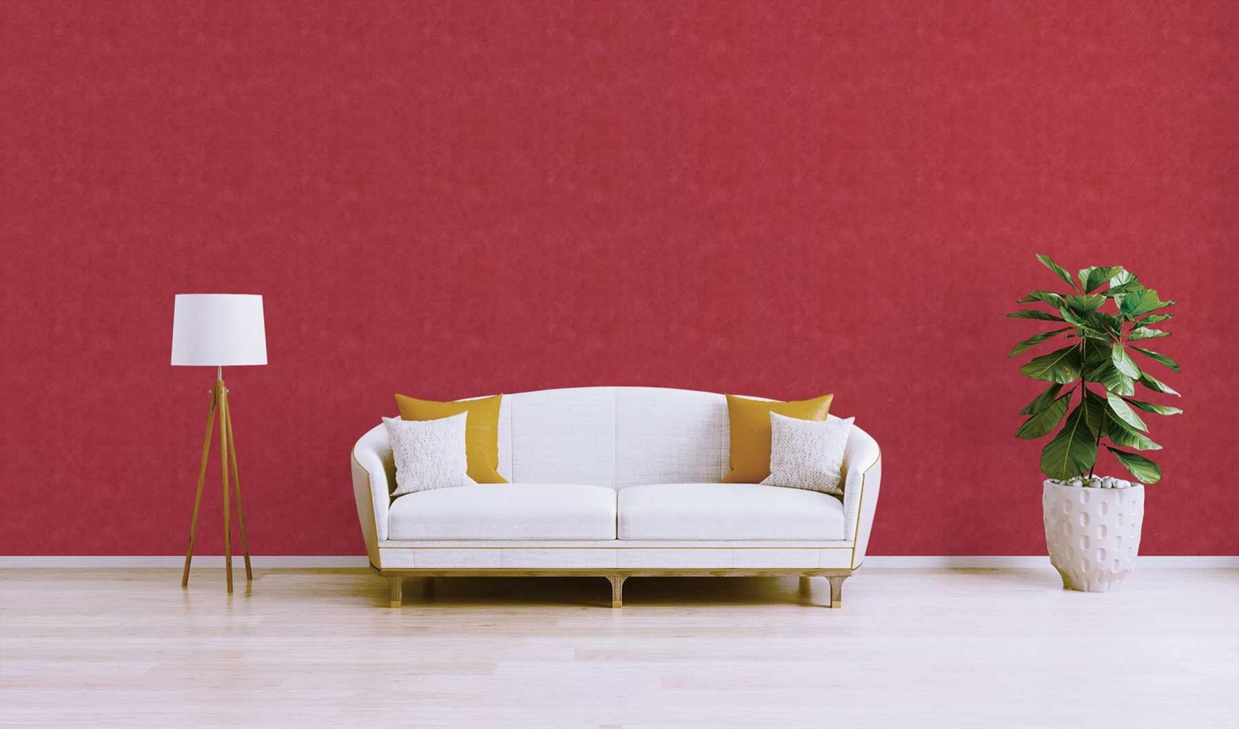 Papier peint uni M1-No.3646 | papier peint | rouge | papier peint uni ...