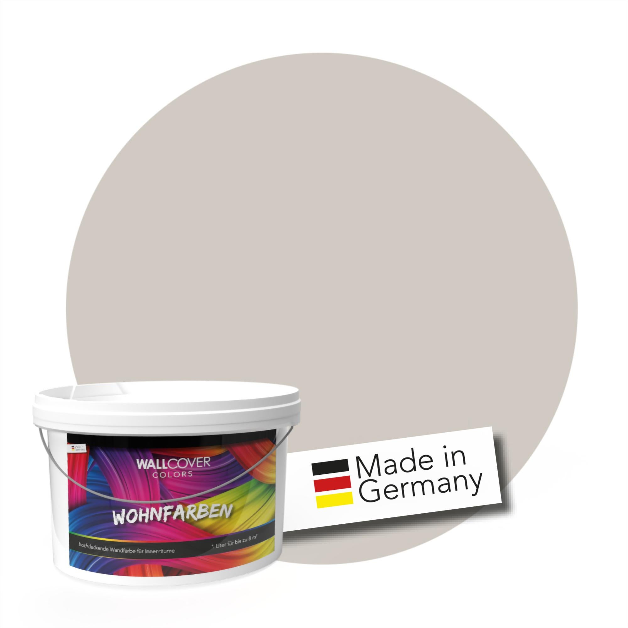 WALLCOVER Peinture murale de qualité supérieure | Gris Greige | 1L ...