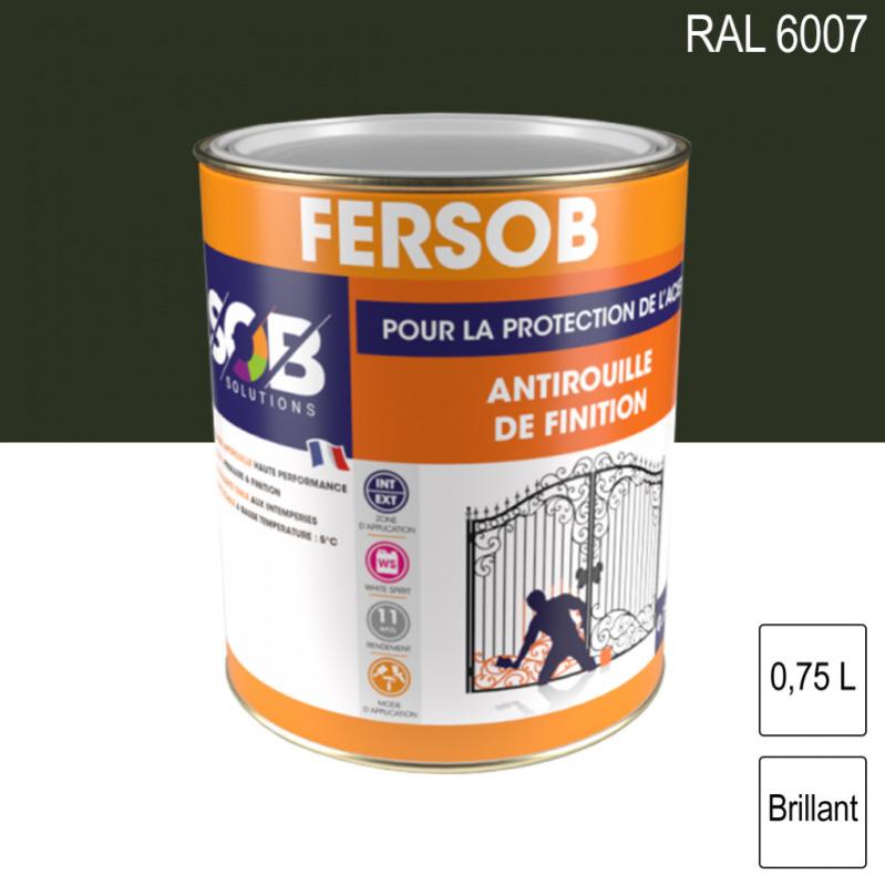 Peinture professionnelle Antirouille Fersob RAL 6007 Vert bouteille ...