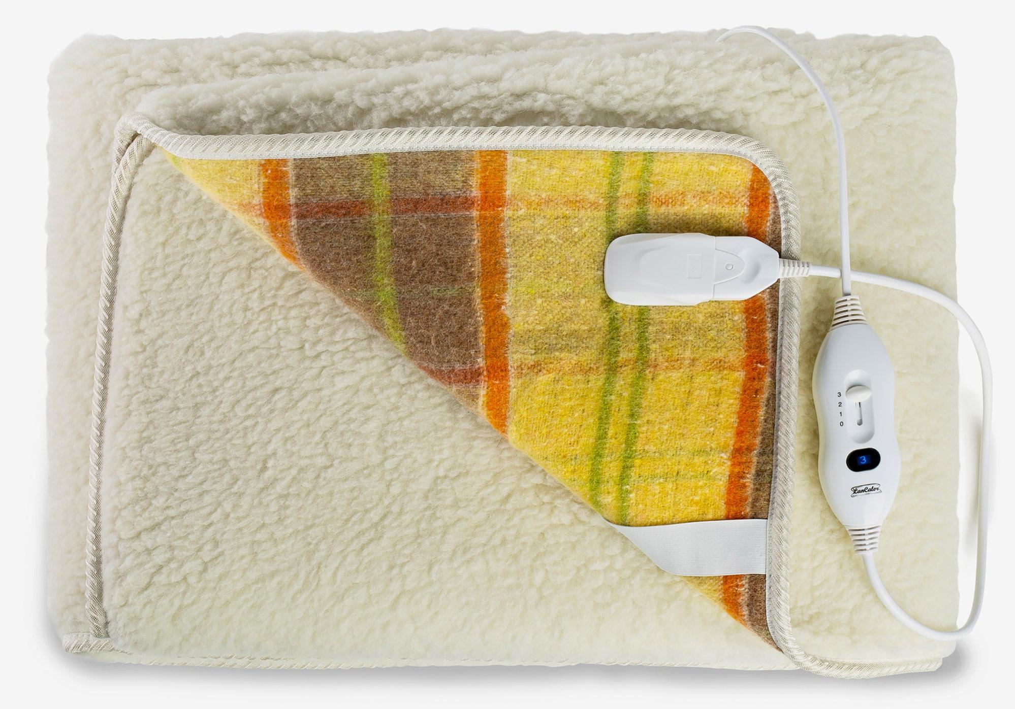 Coperta Termica Elettrica Matrimoniale in Lana 100% Scaldaletto Maxi ...