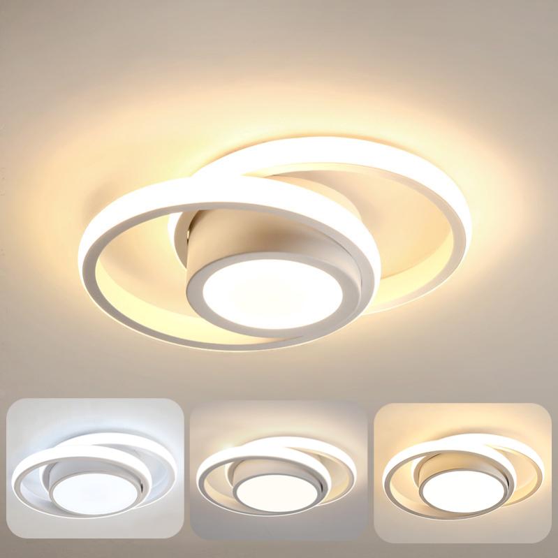 Plafoniera LED Moderna, Plafoniera LED 32W Dimmerabile 3000K-6000K ...