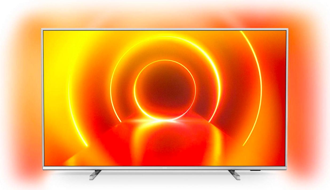 Philips Smart TV 4K 50 Pollici Televisore LED UHD Wifi Silver ITA ...