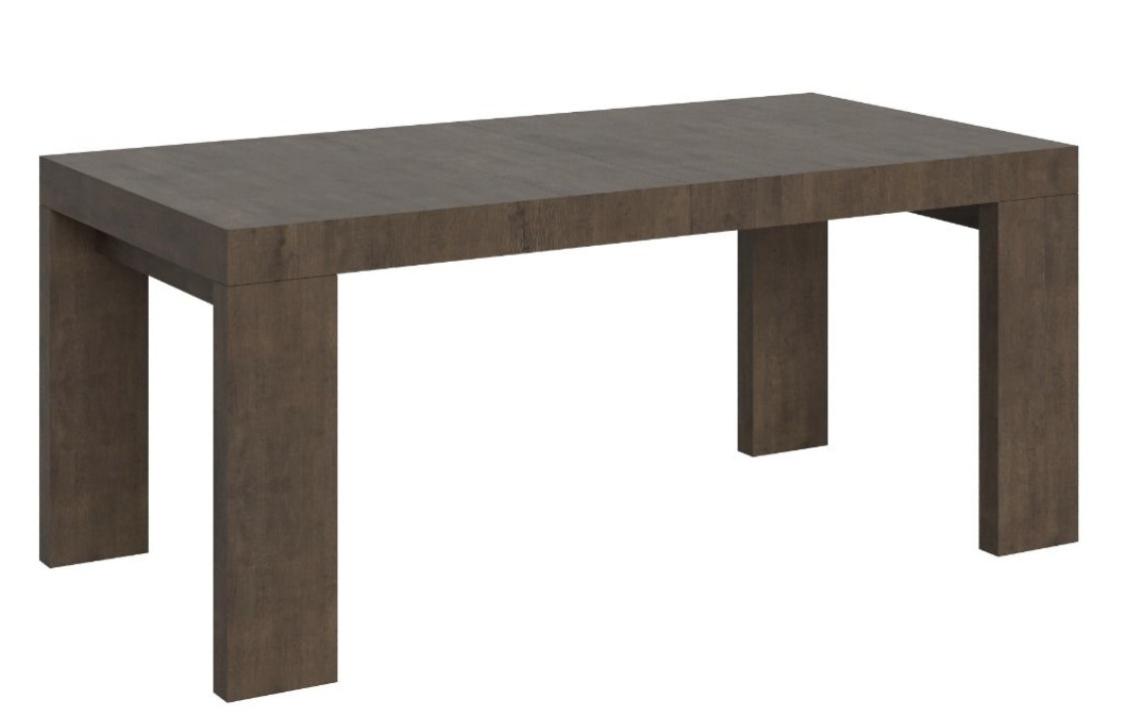 Table rectangulaire extensible 180 à 440cm bois foncé Ribo-Support 4 ...