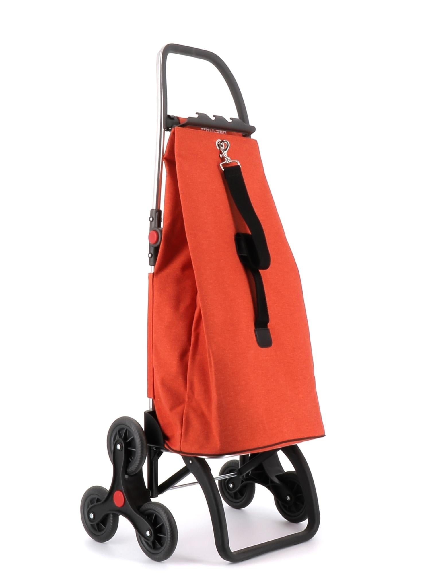 Carro Rolser EcoSak 6 Ruedas Sube Escaleras Plegable - Mandarina ...