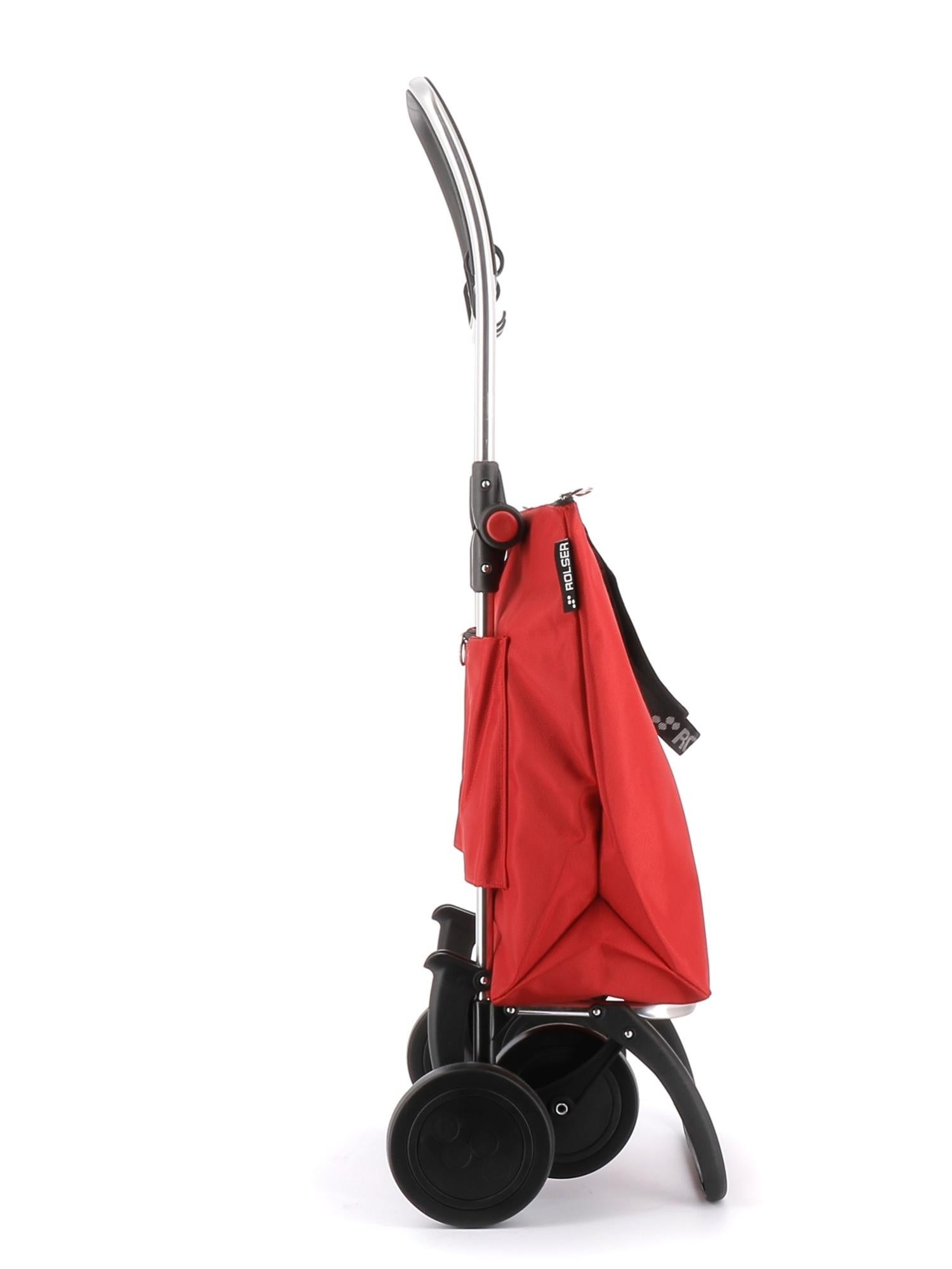 Carro Rolser Mini Bag Plus MF 4 Ruedas Plegable - Rojo | Leroy Merlin