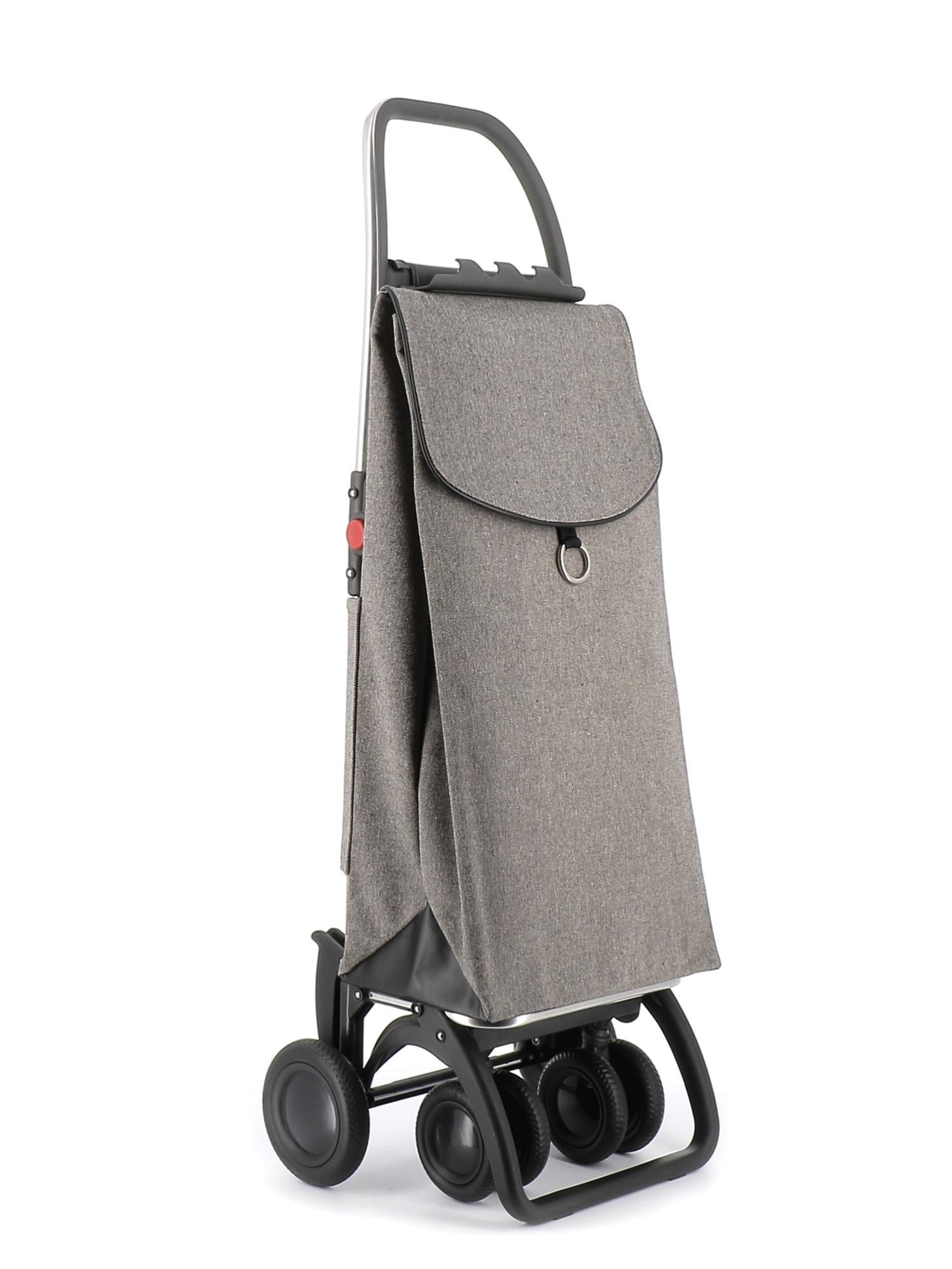 Carro Rolser EcoPep 4 Ruedas 2 Giratorias Plegable - Granito | Leroy Merlin