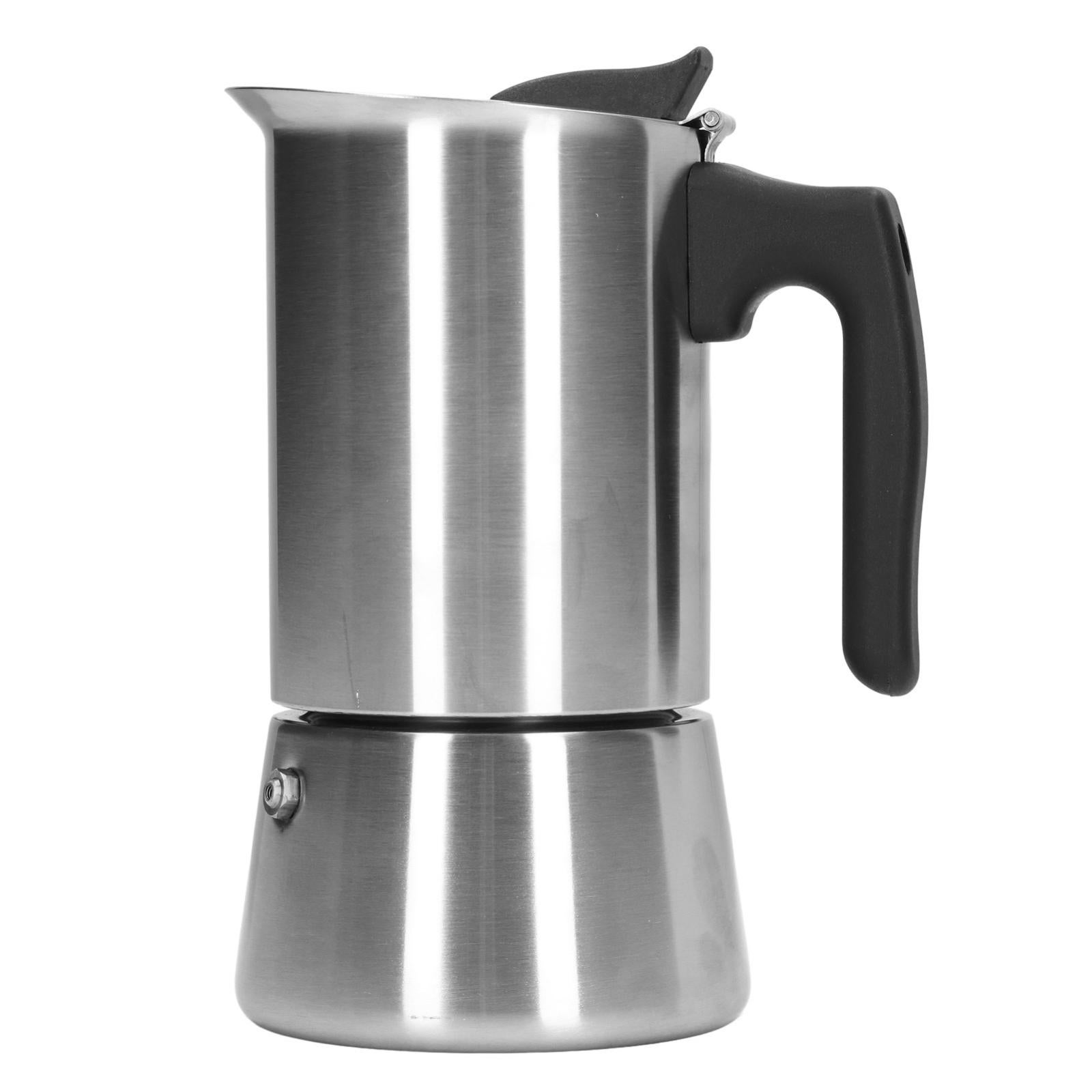 Cafetera espresso de acero inoxidable para el hogar. | Leroy Merlin