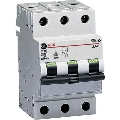 Disjoncteur General Electric Ep63c16 566599 3 Pôles 16 A 1 Pc(s ...