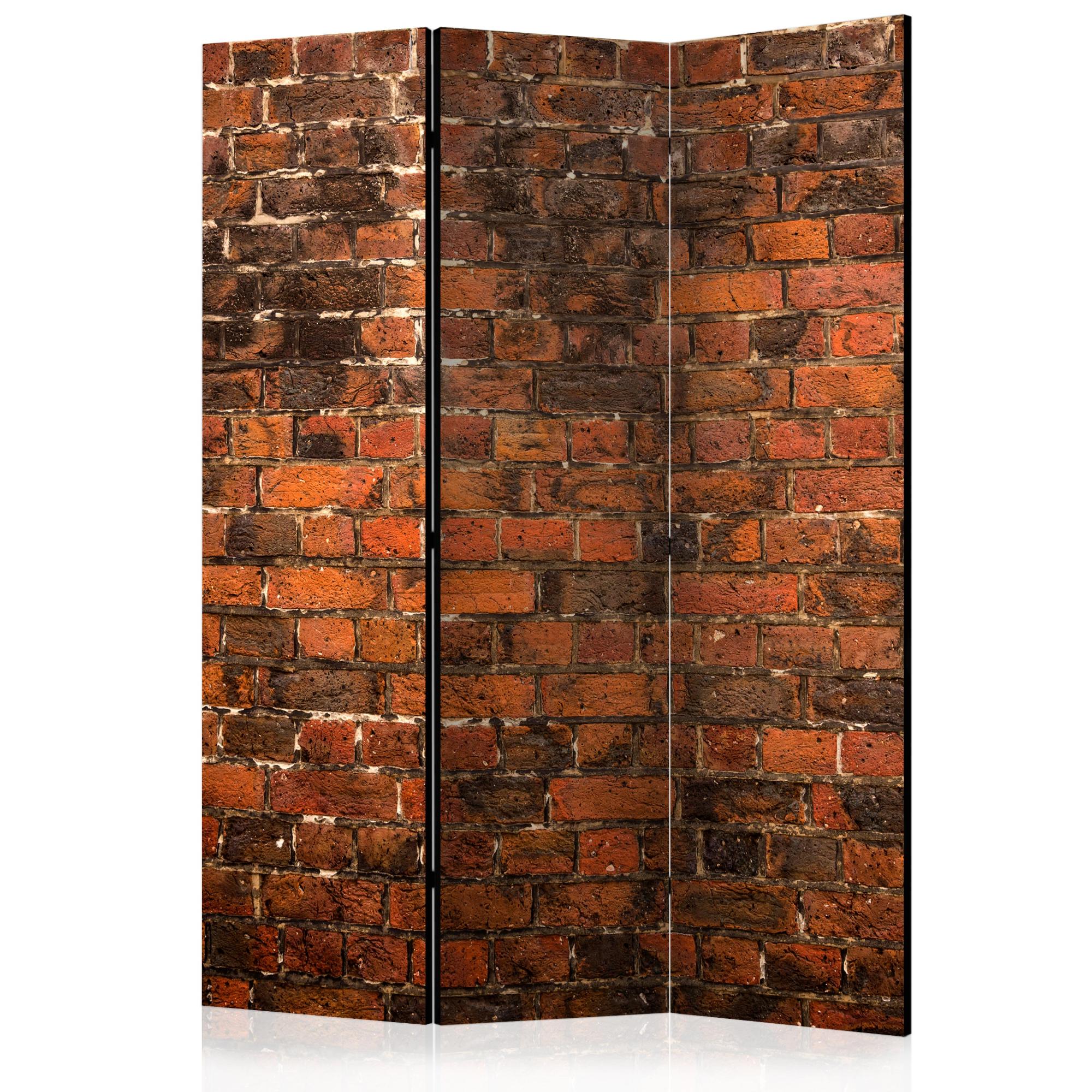 Paravent 3 volets - Old Brick Wall [Room Dividers] - 135x172 | Leroy Merlin