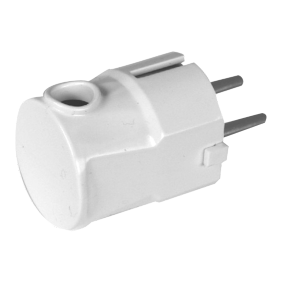 Clavija schuko macho Silver Electronics 16A 4,8mm lateral plástico ...