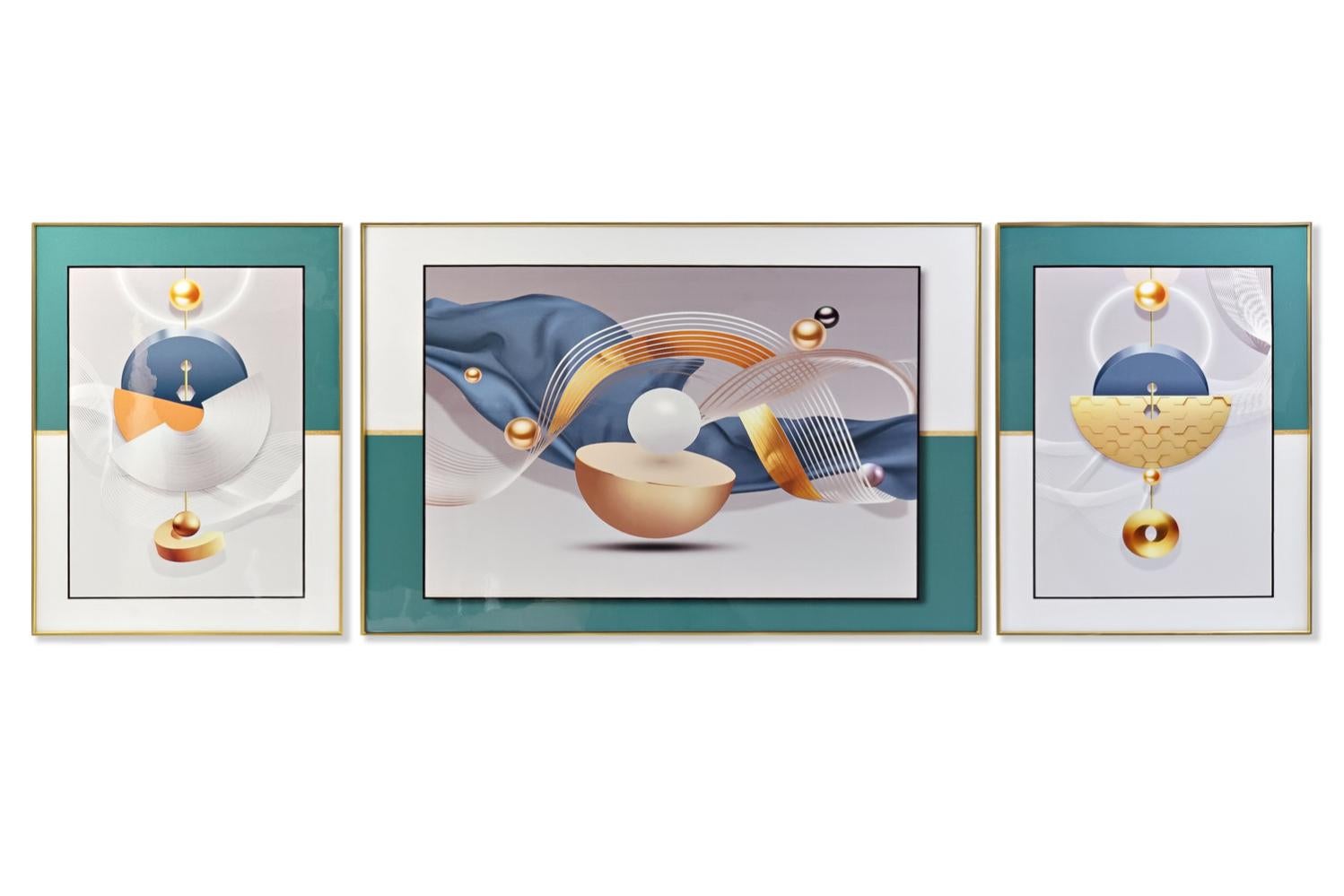 Tableau Set 3 Aluminium Mdf 240x3x80 Moderne | Leroy Merlin