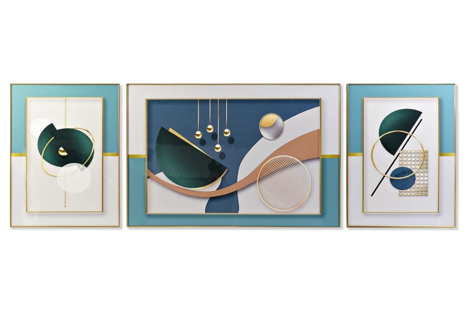 Tableau Set 3 Aluminium Mdf 240x3x80 Moderne | Leroy Merlin
