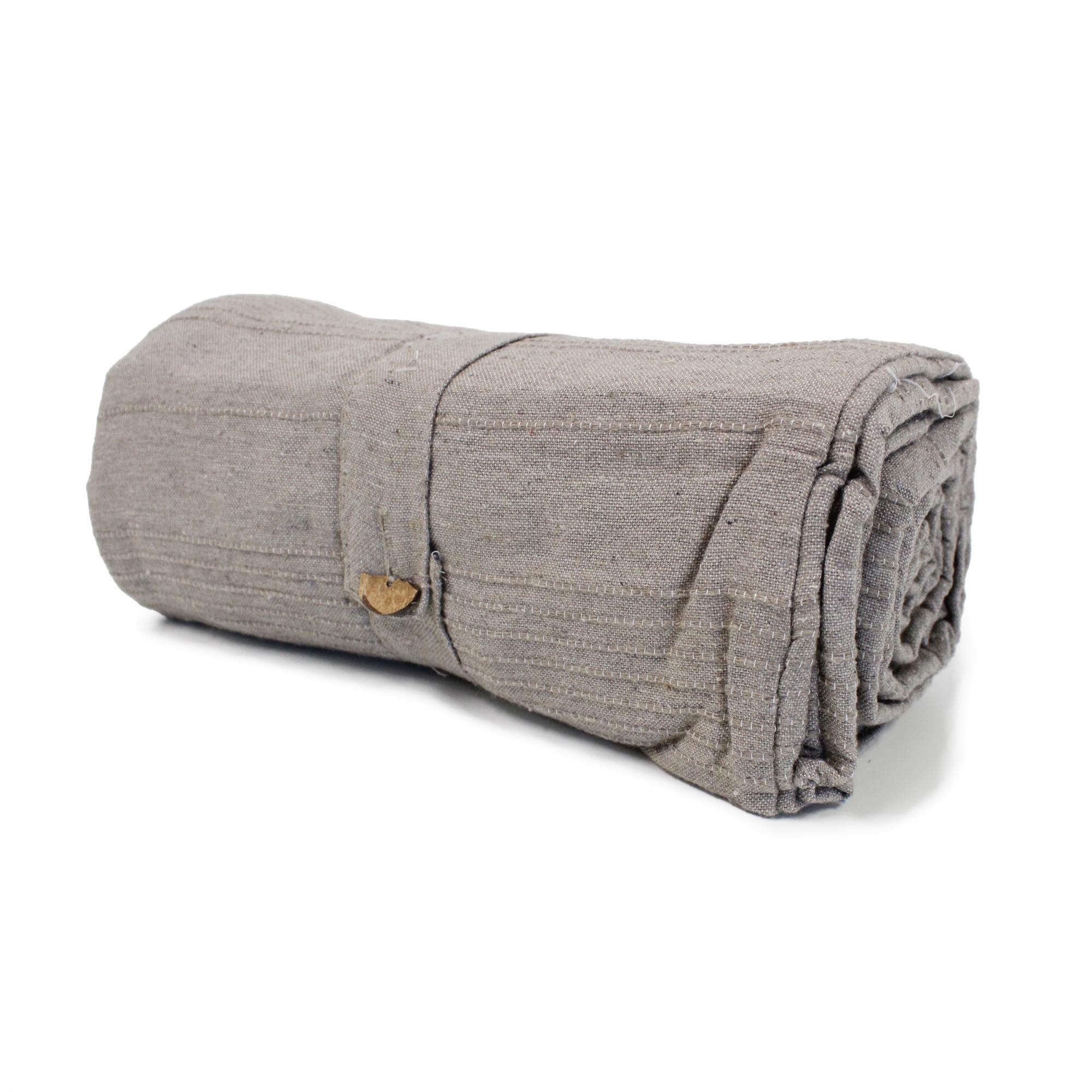 TESS - HOME COLLECTION Copritutto/copriletto matrimoniale tortora tinto ...