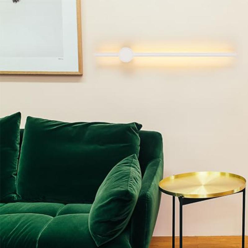 Applique murale LED en aluminium en forme de barre Blanc, 40 cm ...