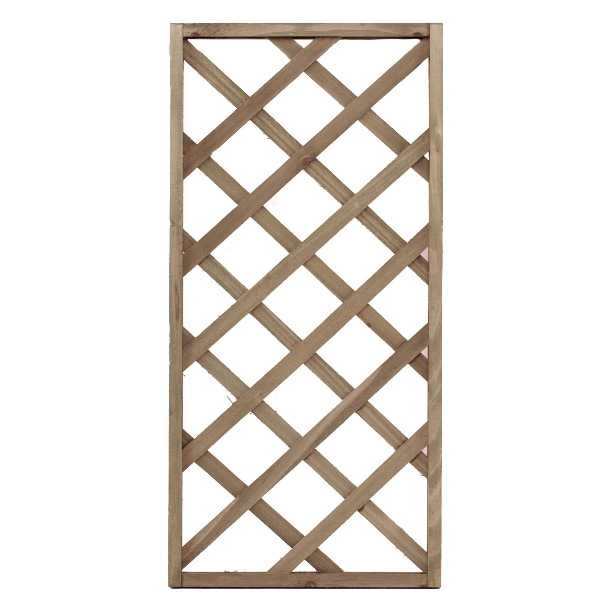 Panel de Celosía de Madera Oscura - Alto. 60 cm x Largo. 30 cm - Ideal ...