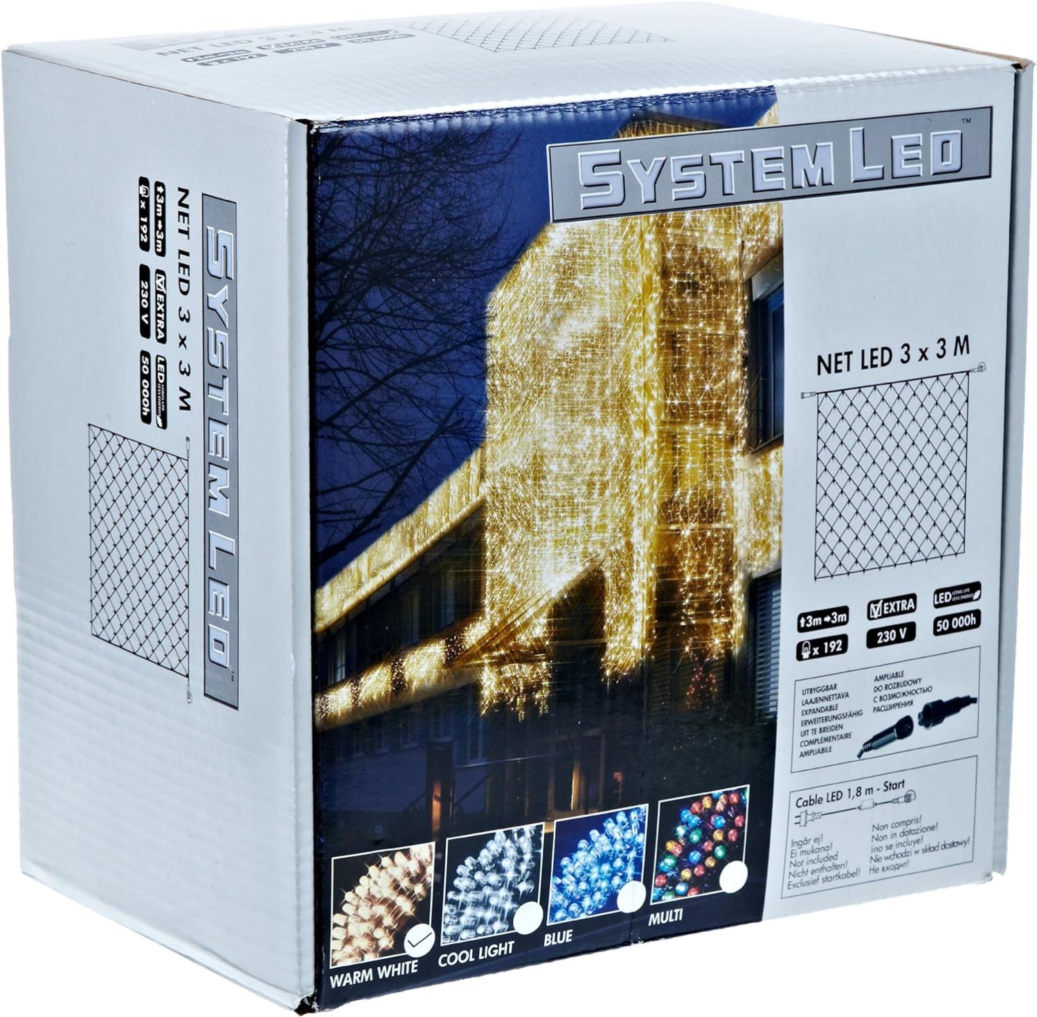 Star Trading Filet lumineux LED 3x3 m pour système d'éclairage LED de ...