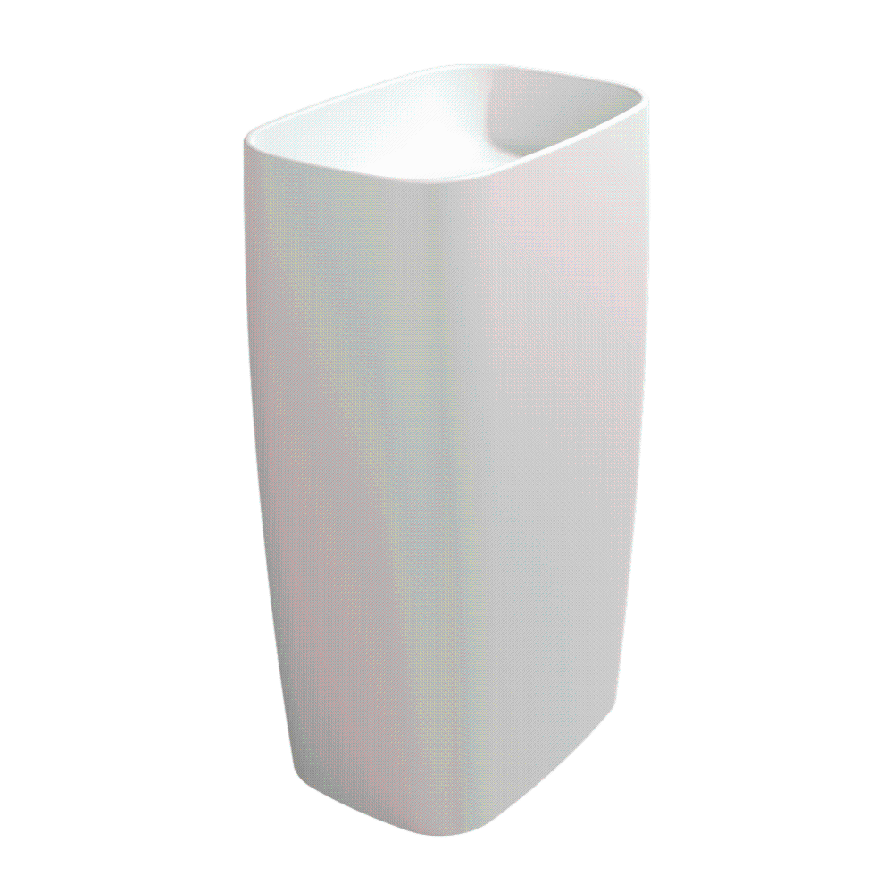Lavabo a colonna cm 52 a parete - FLAG - Flaminia | Leroy Merlin