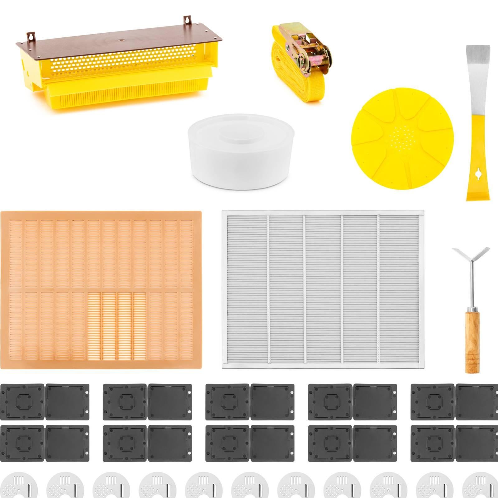 Set per apicoltura - 28 pezzi - Leva - Cinghia per arnie - Trappola ...