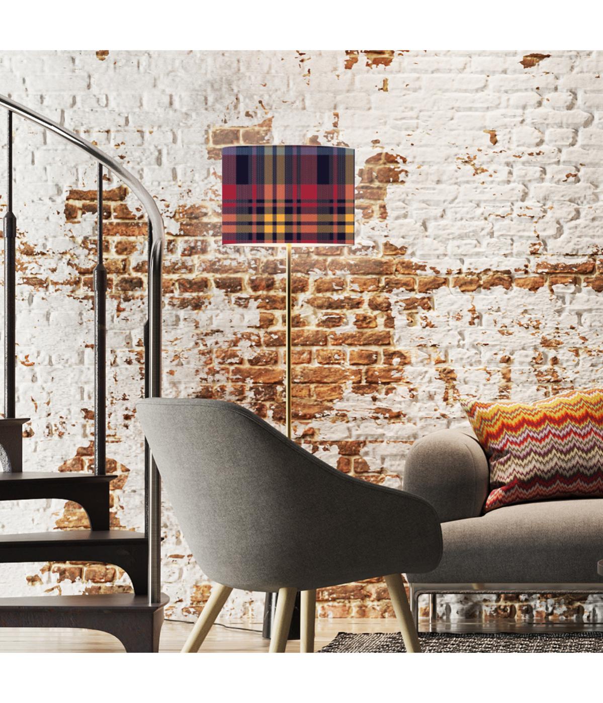 Paralume per lampada da terra Tartan Kent | Leroy Merlin