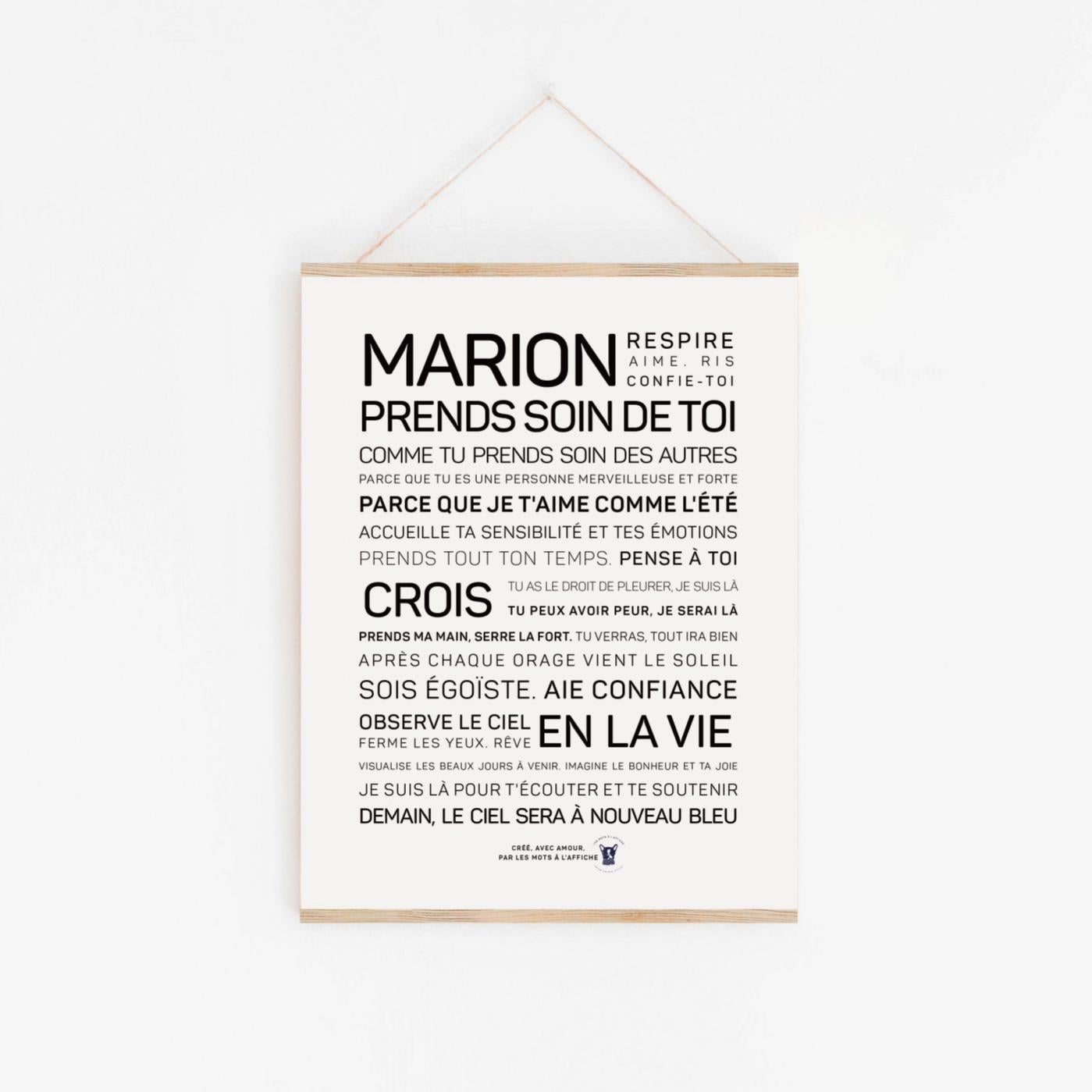 Affiche Modèle 2 : Prends soin de toi (Poster) 14.8 x 21 cm | Leroy Merlin