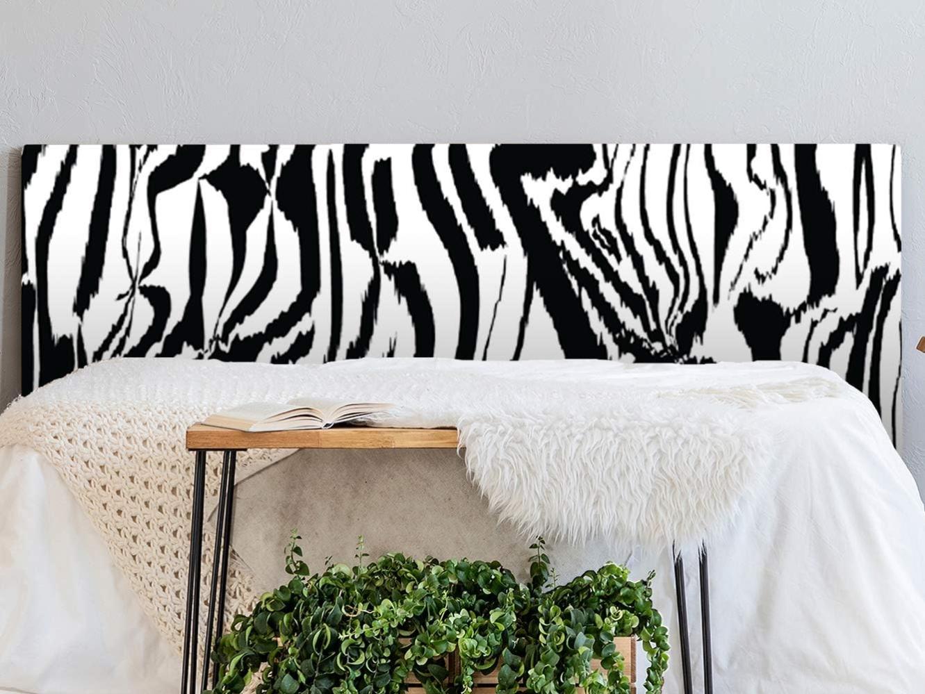 Oedim Cabecero Cama PVC Impresión Digital sin Relieve Zebra 135x60cm ...
