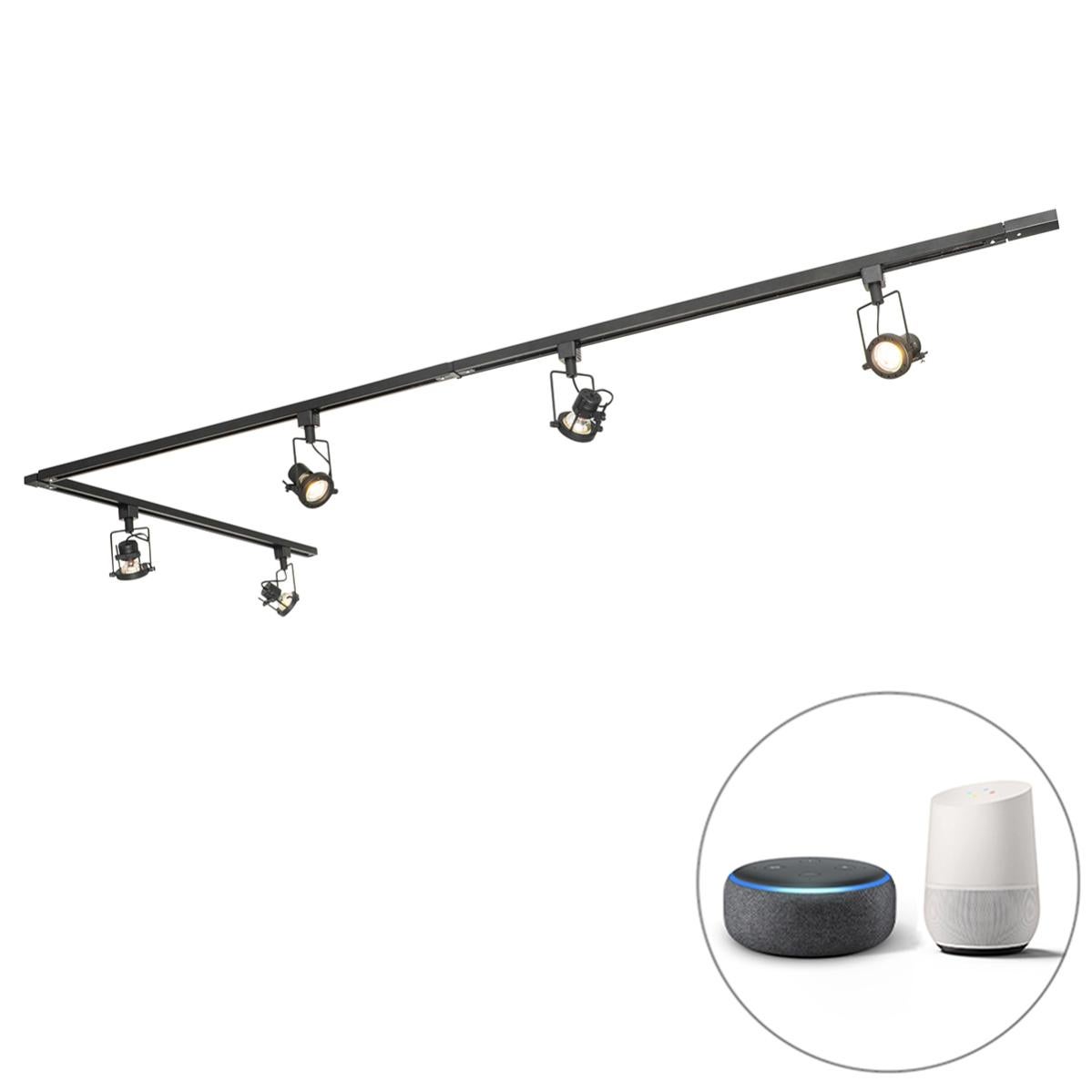 Système de rail luminaire plafond compatible pour led - intelligent ...