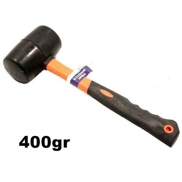 MARTELLO DI GOMMA MAZZUOLO MAZZETTA PER FABBRO E PIASTRELLISTA 290 mm ...