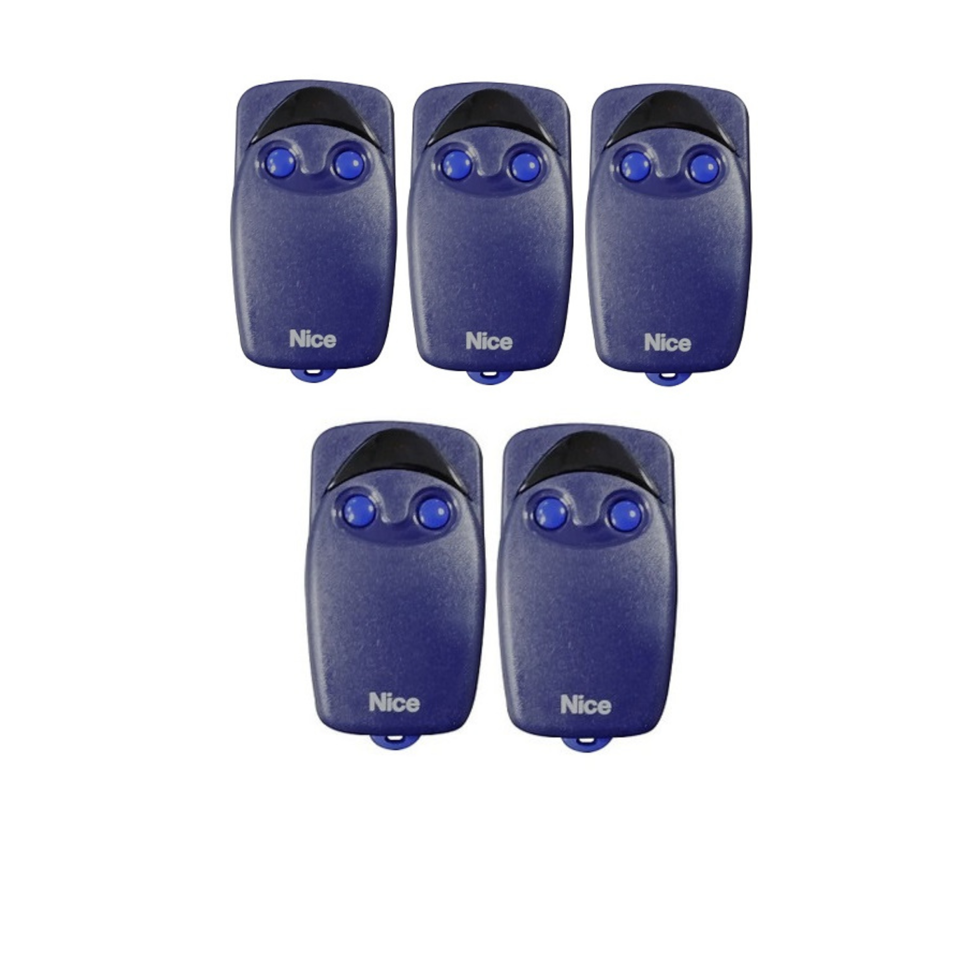 Confezione da 5 telecomandi NICE FLO2 - 2 canali 433,92 MHz + 1 ...