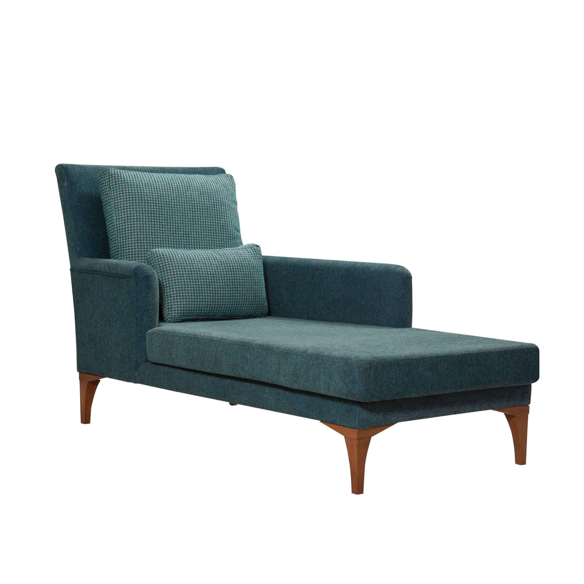Fauteuil méridienne Castelo Turquoise | Leroy Merlin