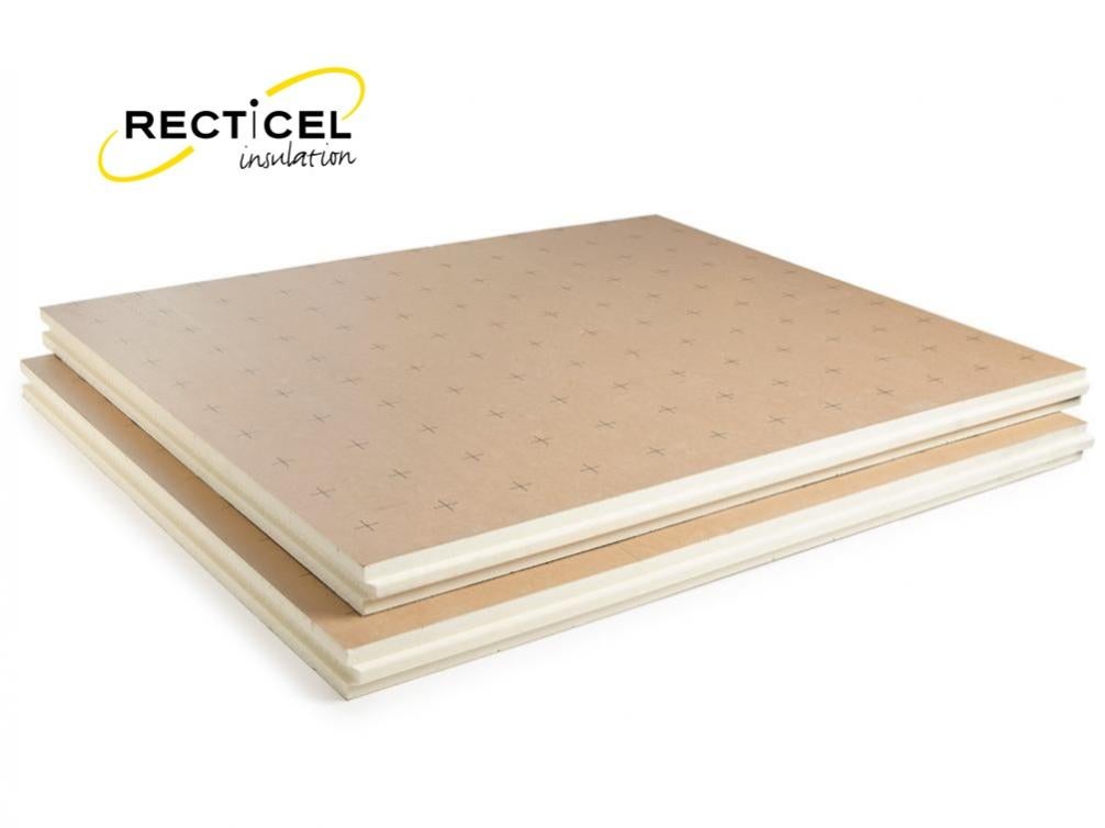 Dalle isolante polyurethane Eurosol - 52 mm - R 2.40 - Palette 48 m² ...