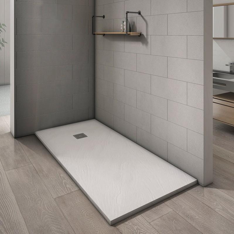 Piatto Doccia 70x100 cm in Resina e Gelcoat Bianco - Spazio | Leroy Merlin