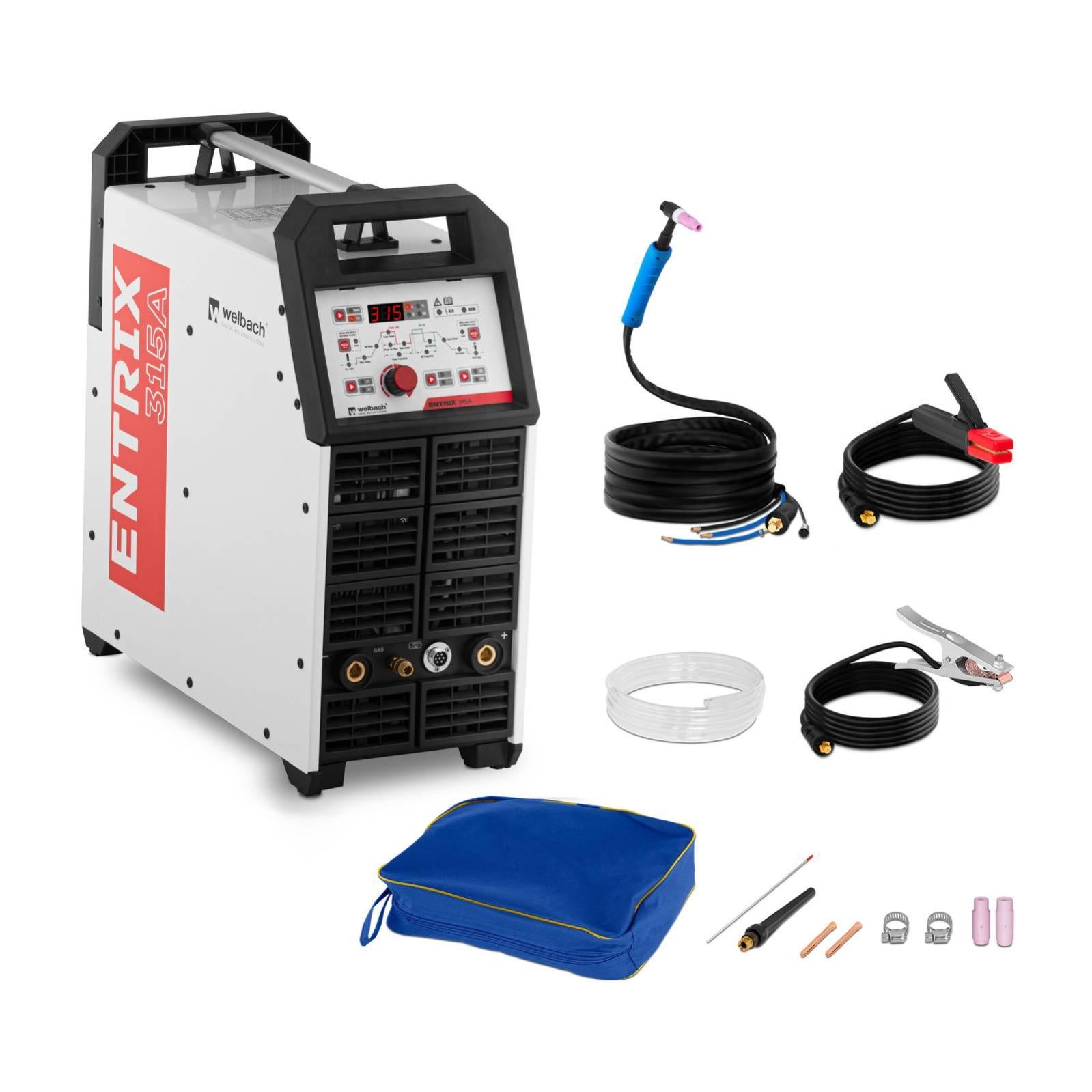 Saldatrice Per Alluminio Digitale TIG CA CC HF Inverter Ad Impulsi 315 ...