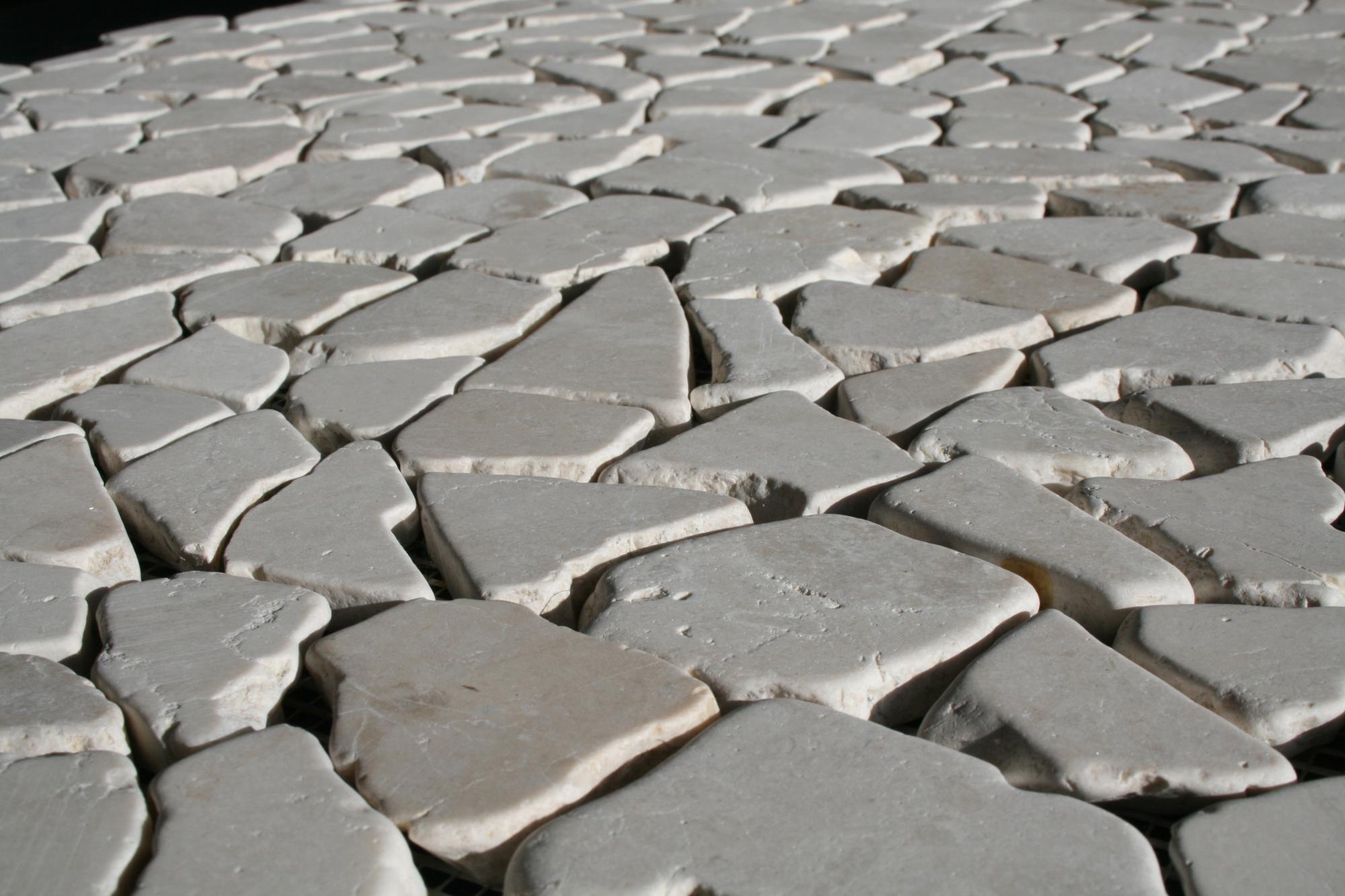 Dalle Opus Kuta White Blanc 300x300x10 mm | Leroy Merlin