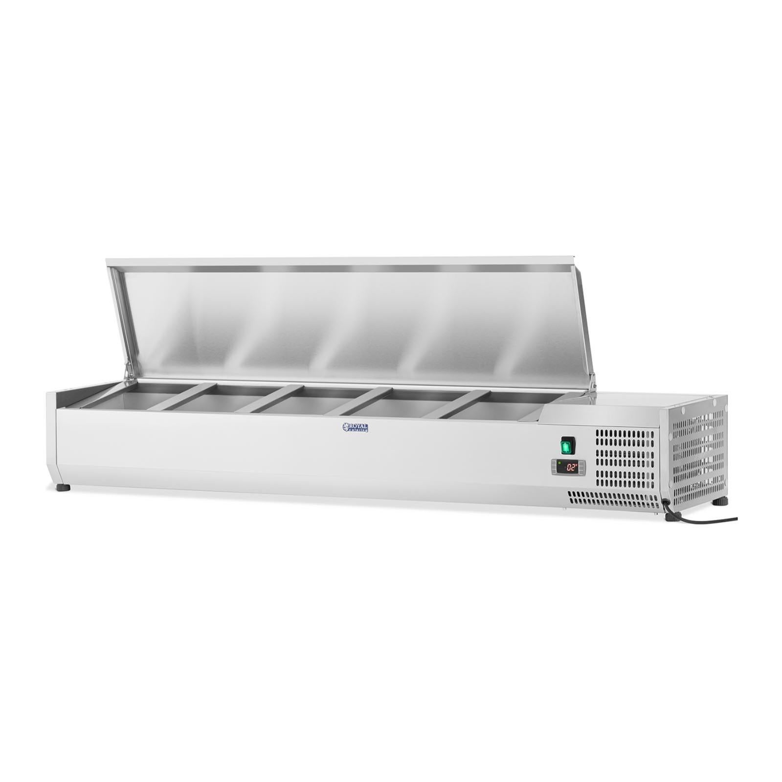 Saladette à poser - Royal Catering - Capacité: 45 litres (7 x GN 1/4 ...