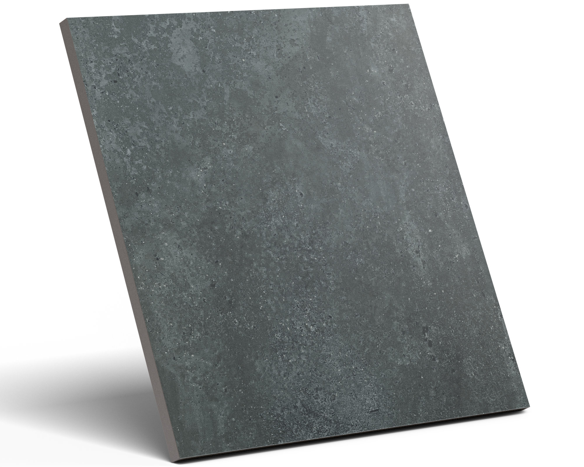 Azulejo de piso Miraji Black para exterior 60 x 60 cm Sp. 2cm ...