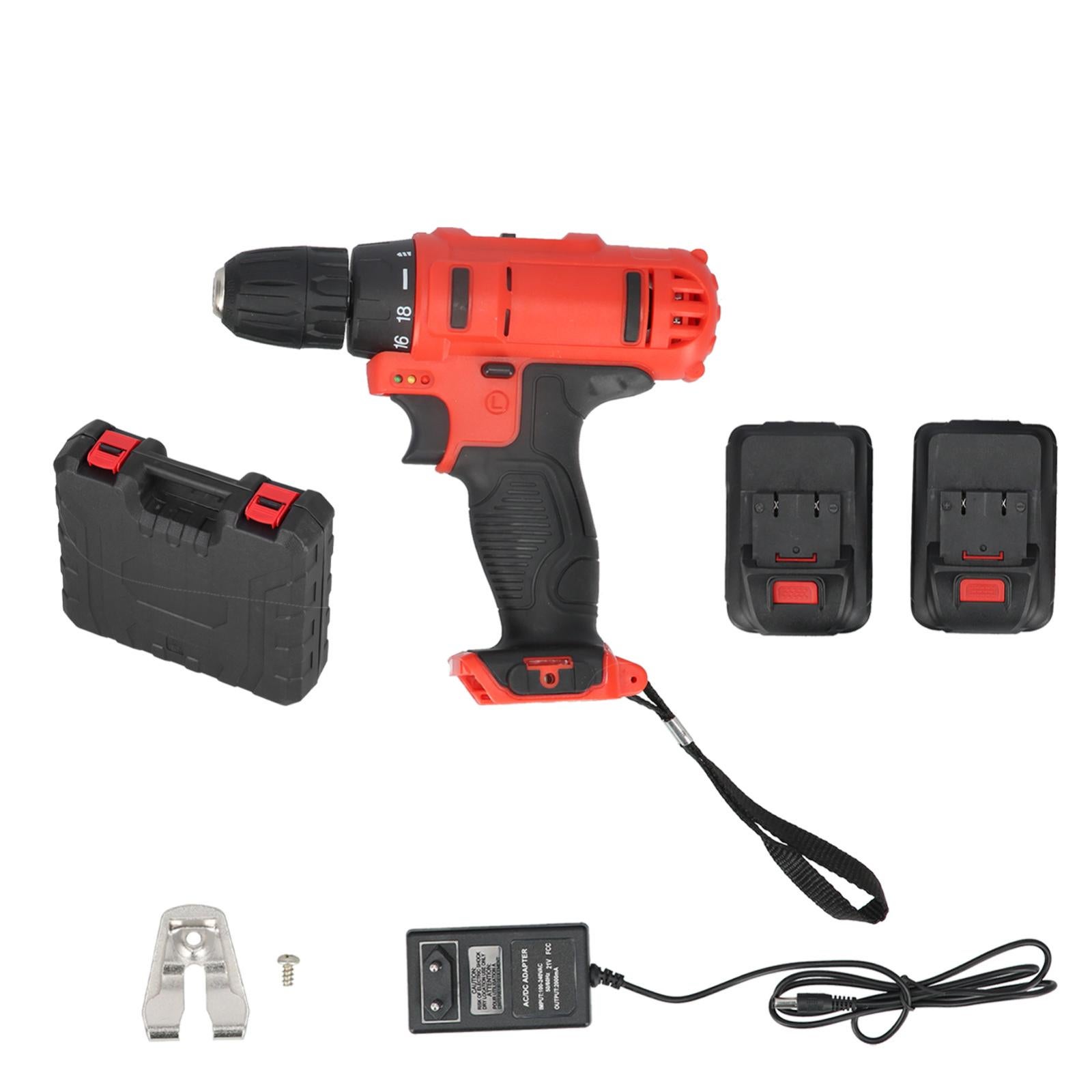 Taladro Inalámbrico Portátil Recargable,Kit de Controlador con Cargador ...