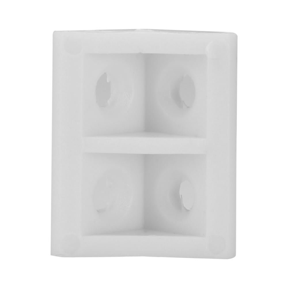 Staffe angolari in plastica da 50 pezzi per rinforzare i mobili | Leroy ...