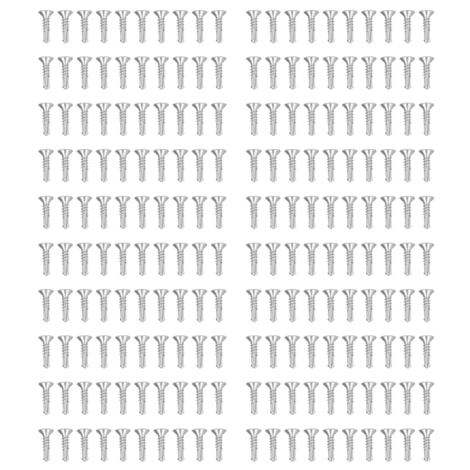 Lot de 200 vis autoperceuses en acier inoxydable 410 - m4.8-16 | Leroy Merlin