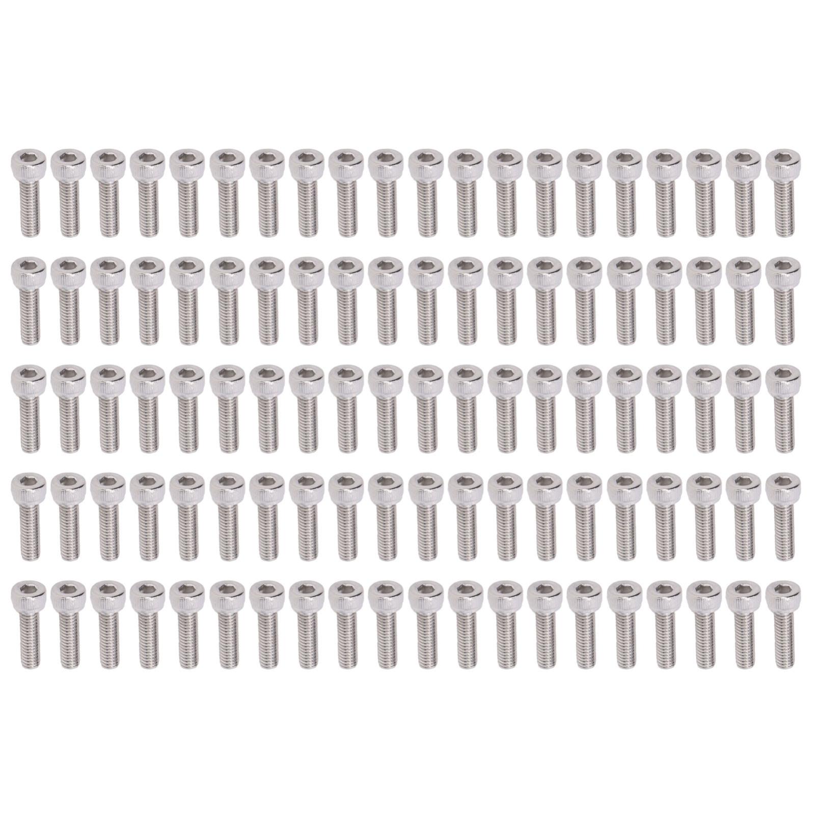 Kit de 100 vis à tête cylindrique à six pans creux en acier galvanisé | Leroy Merlin