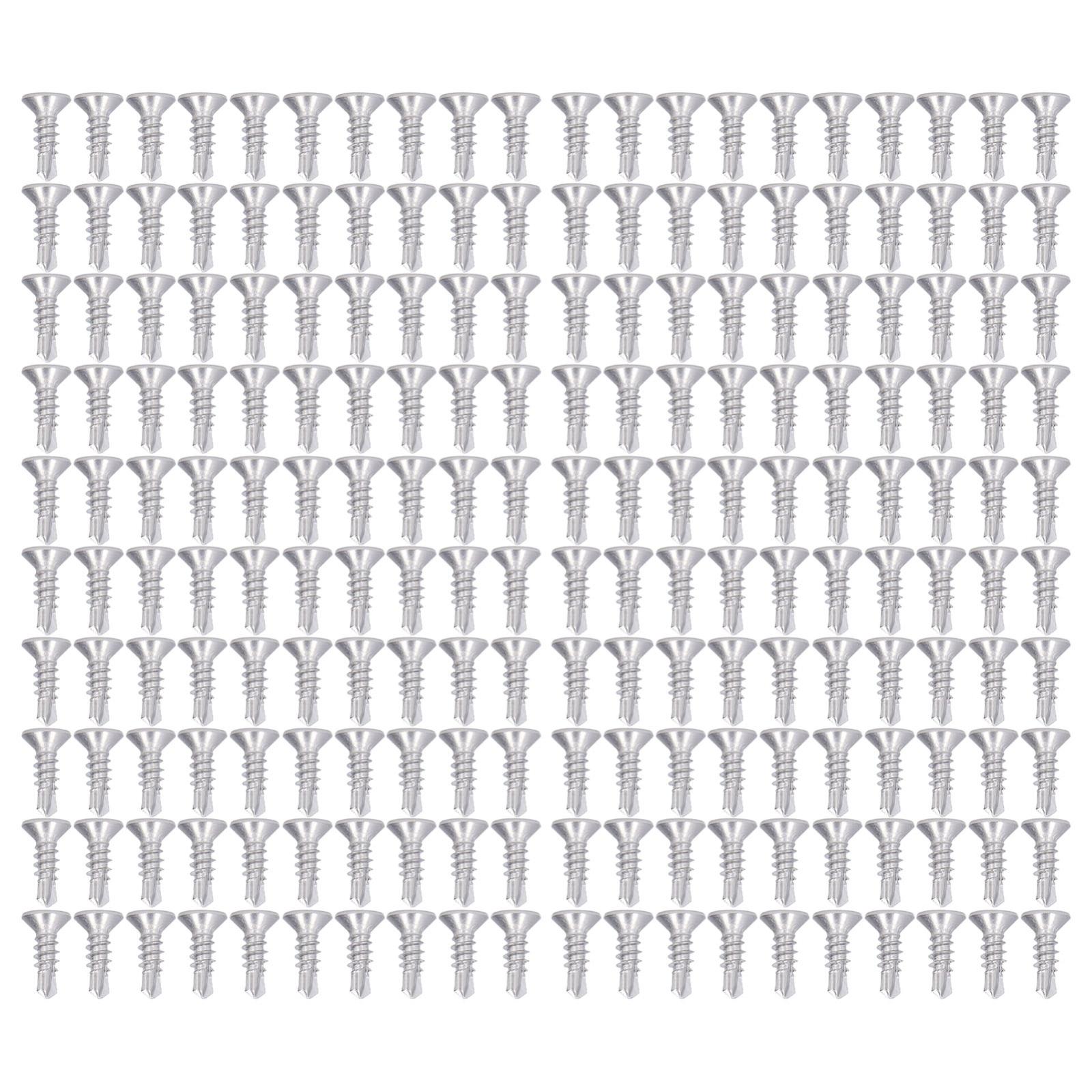 Lot de 200 vis autoperceuses en acier inoxydable 410, m4,8-16, 16mm | Leroy Merlin
