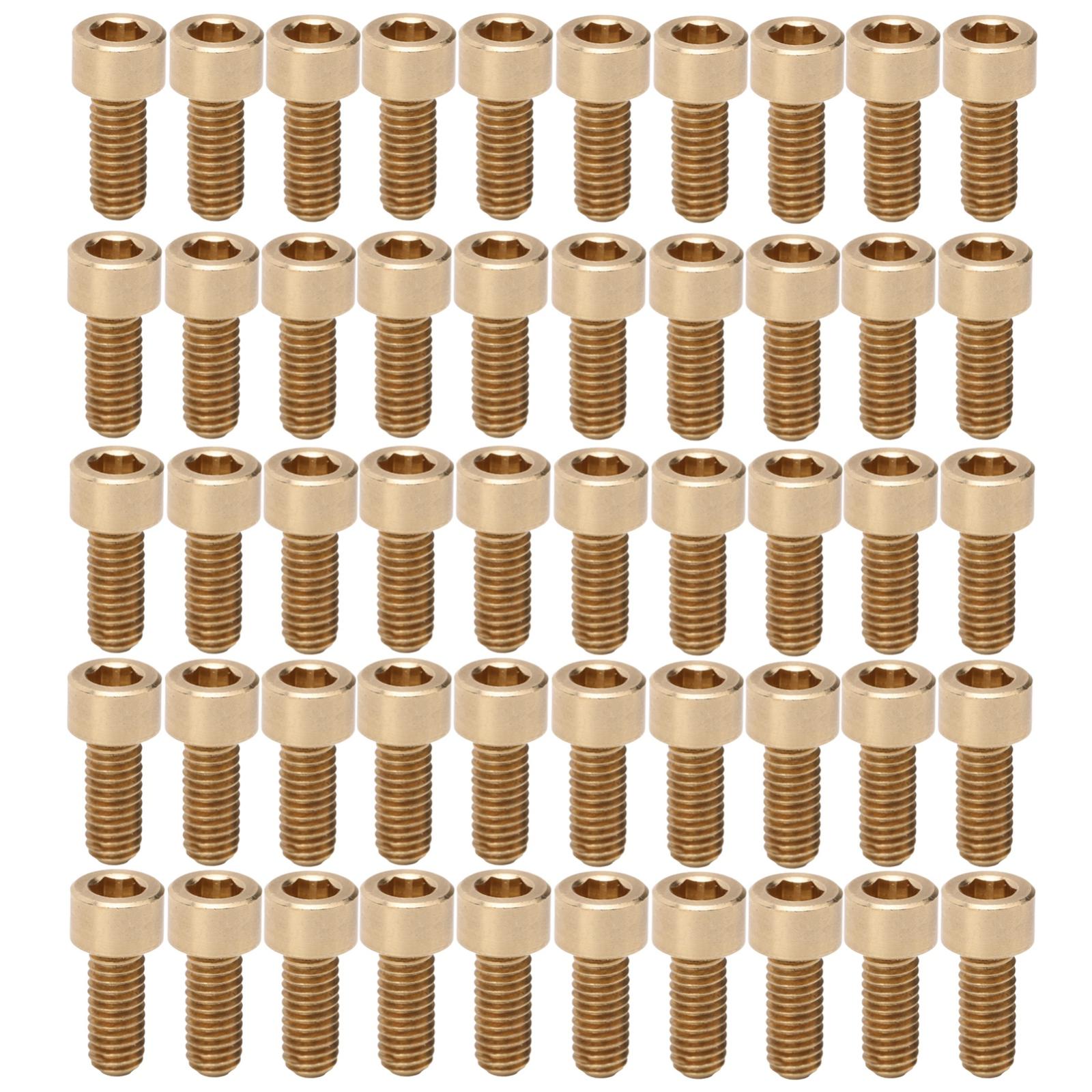 Vis à douille hexagonale avec capuchon en cuivre - lot de 50 | Leroy Merlin