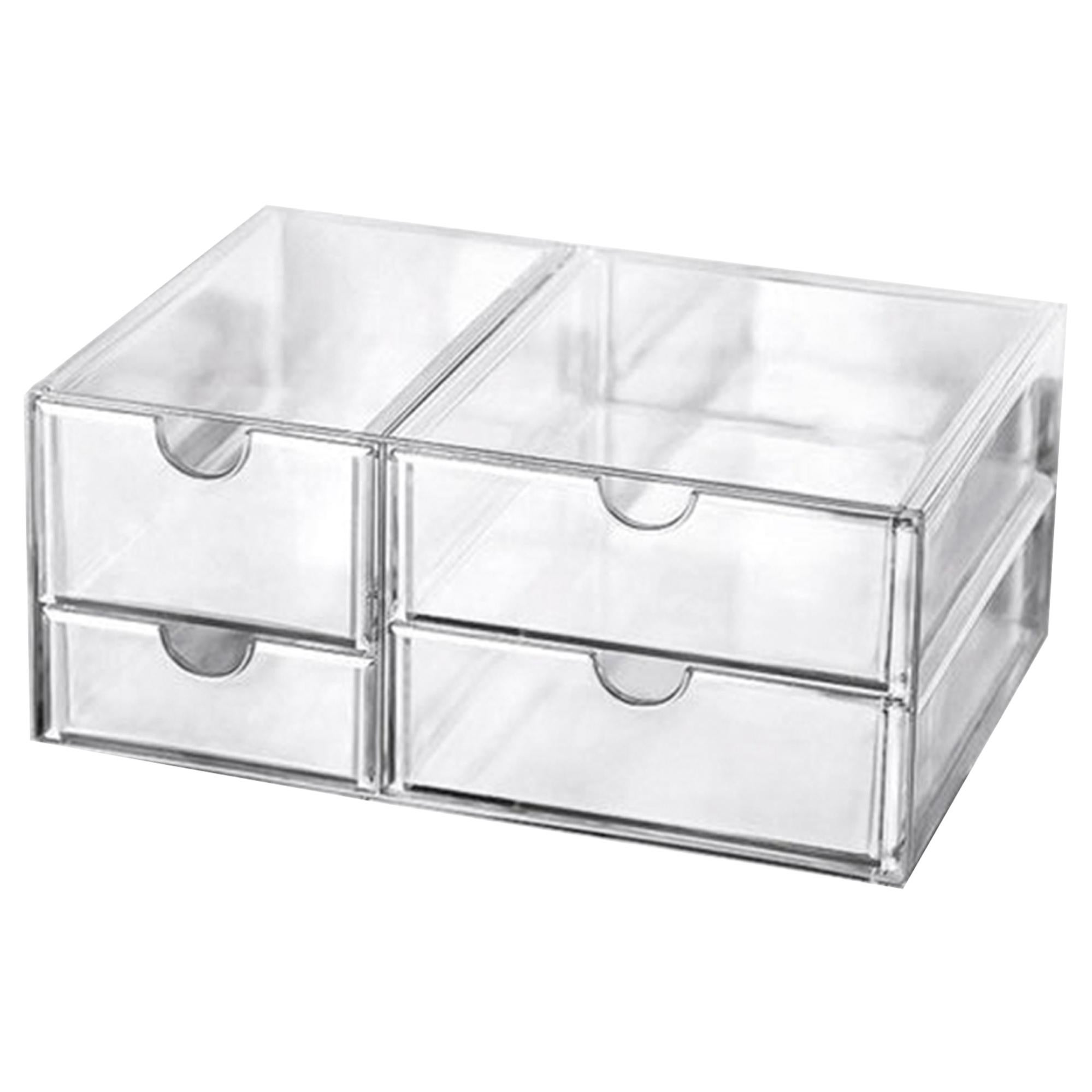 Boîte de rangement multifonctionnelle transparente avec tiroirs | Leroy ...