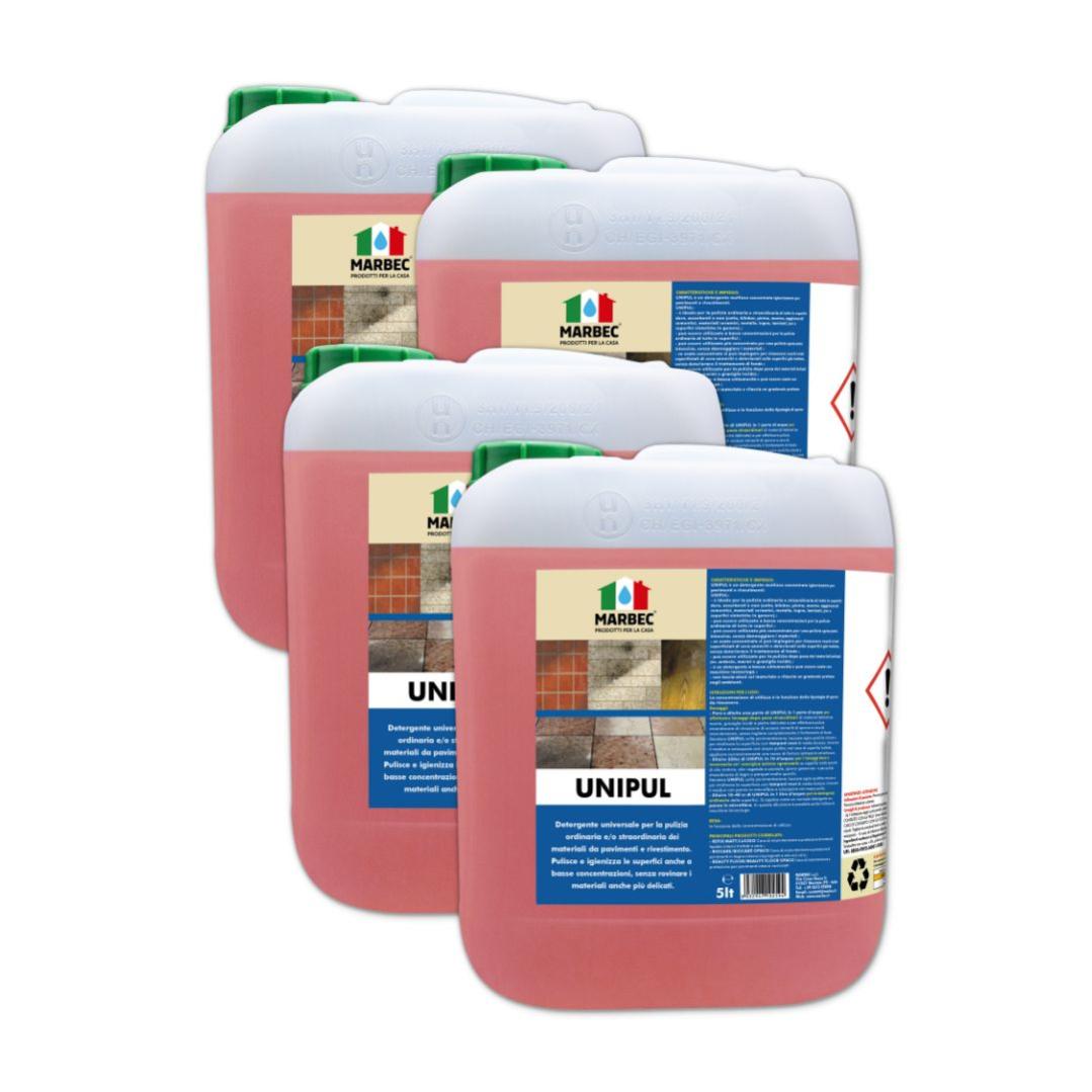 UNIPUL - Detergente universale per tutti i tipi di pavimento - 5LTx4Pz | Leroy Merlin